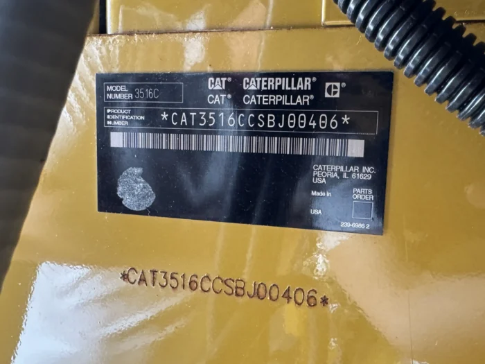 2007 CAT 3516C 2MW Diesel Generator Set - Midwest Engines & Generators