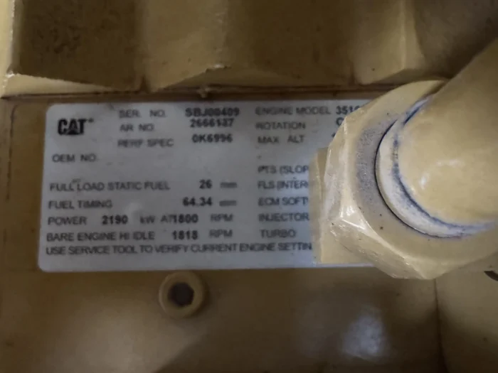2007 CAT 3516C 2MW Diesel Generator Set - Midwest Engines & Generators